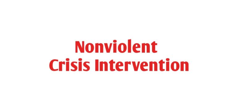 Nonviolent Crisis Intervention - Public Health
