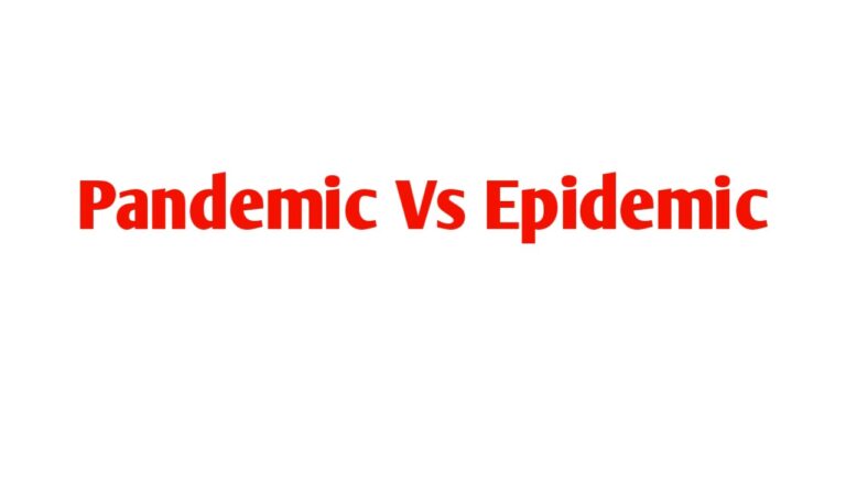 Difference Between Pandemic vs Epidemic vs Outbreak - Public Health