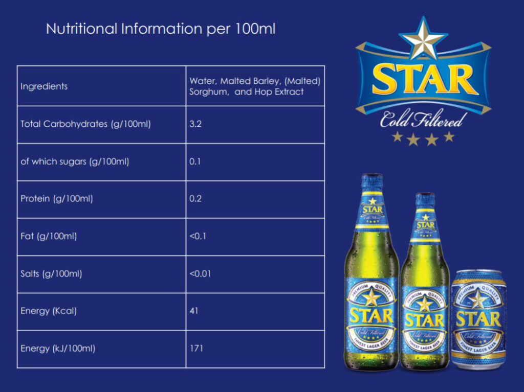Star Lager Beer | Public Health