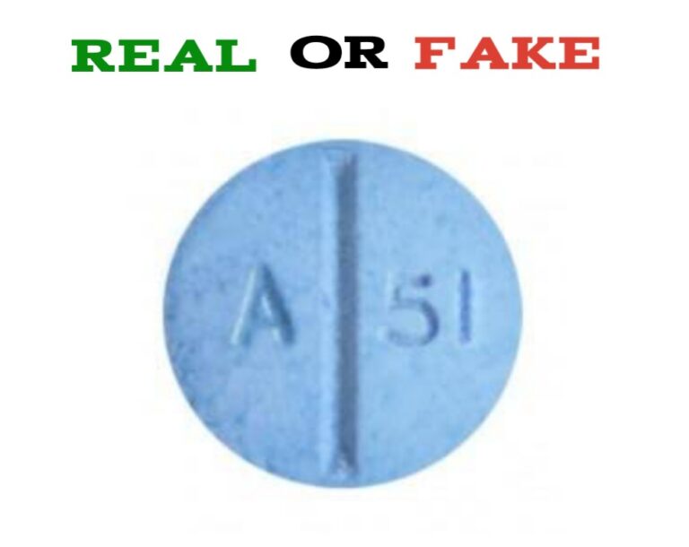 How to Spot Blue A 51 Pill Fake Vs Real - Public Health