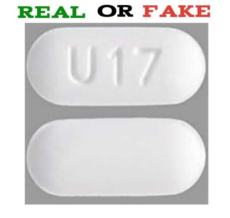 How to Spot U 17 Pill Fake Vs Real - Public Health