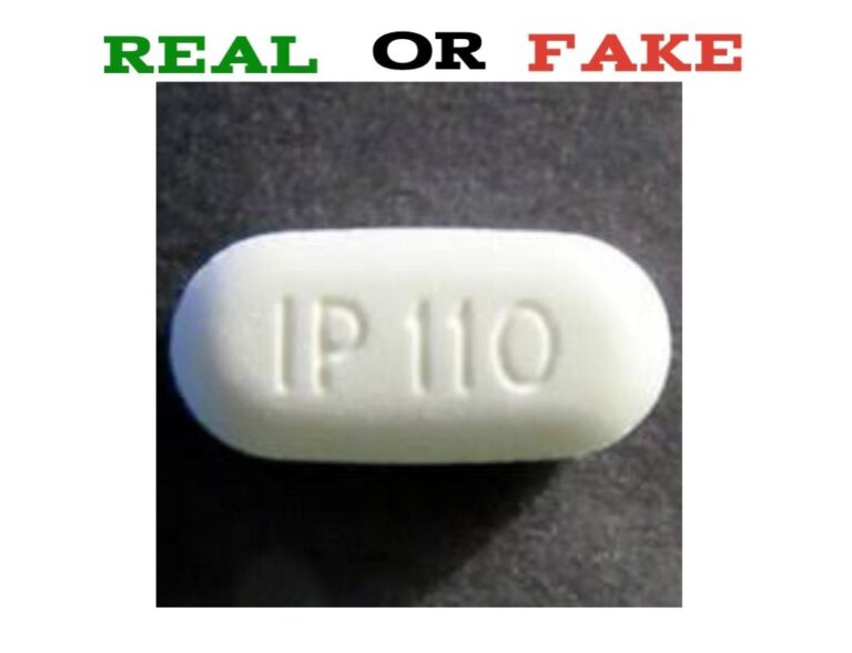 How To Spot Fake IP 110 Pill Vs Real – Public Health