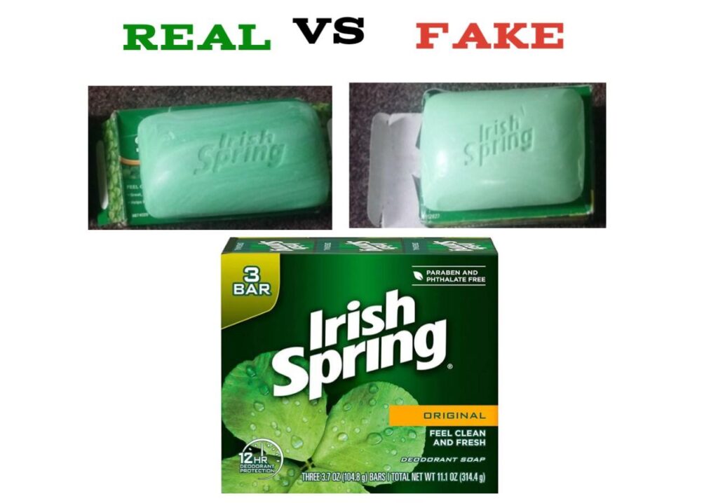 How To Spot Fake Irish Spring Soap vs Original - Public Health