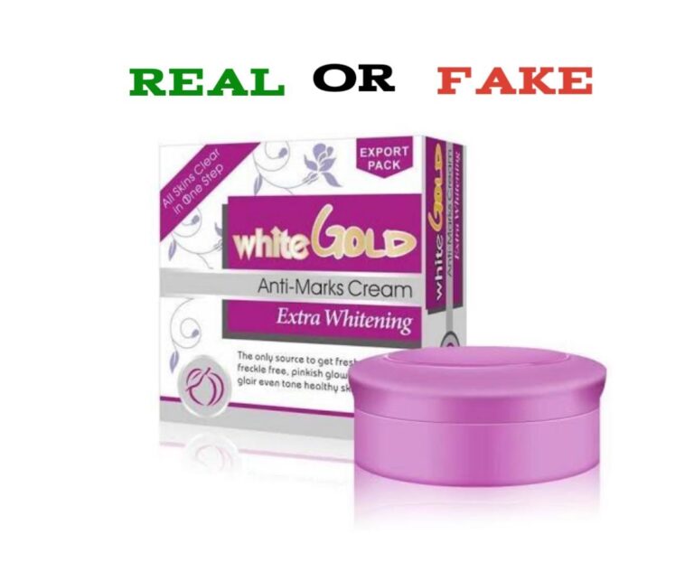 How To Spot White Gold Cream Fake Vs Real - Public Health