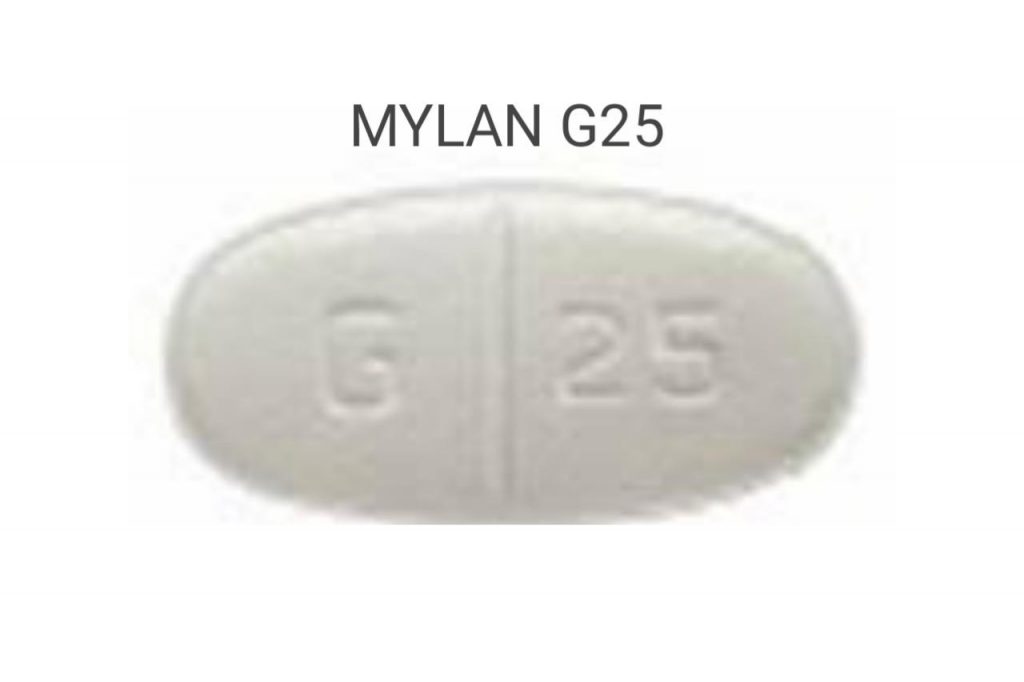 MYLAN G 25 Pill: Uses, Dosage, High & Side Effects - Public Health